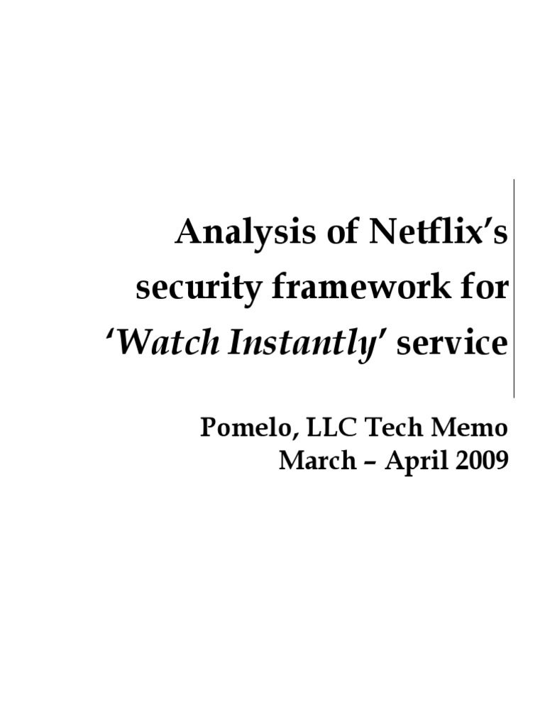 Netflix | PDF