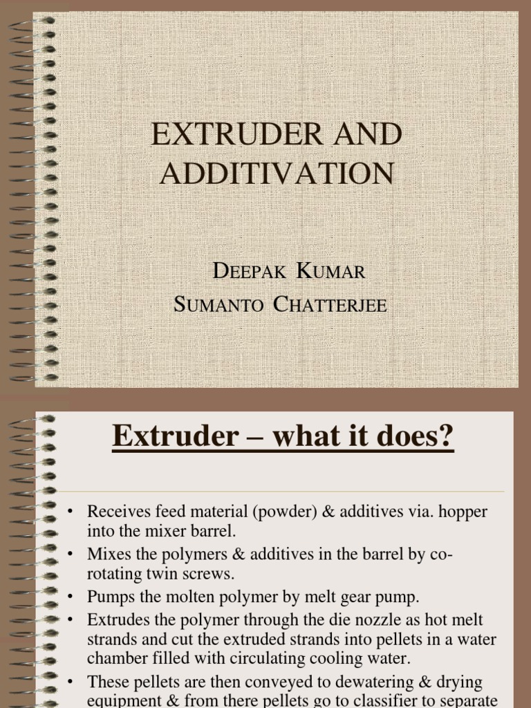 Extruder | PDF | Gear | Clutch