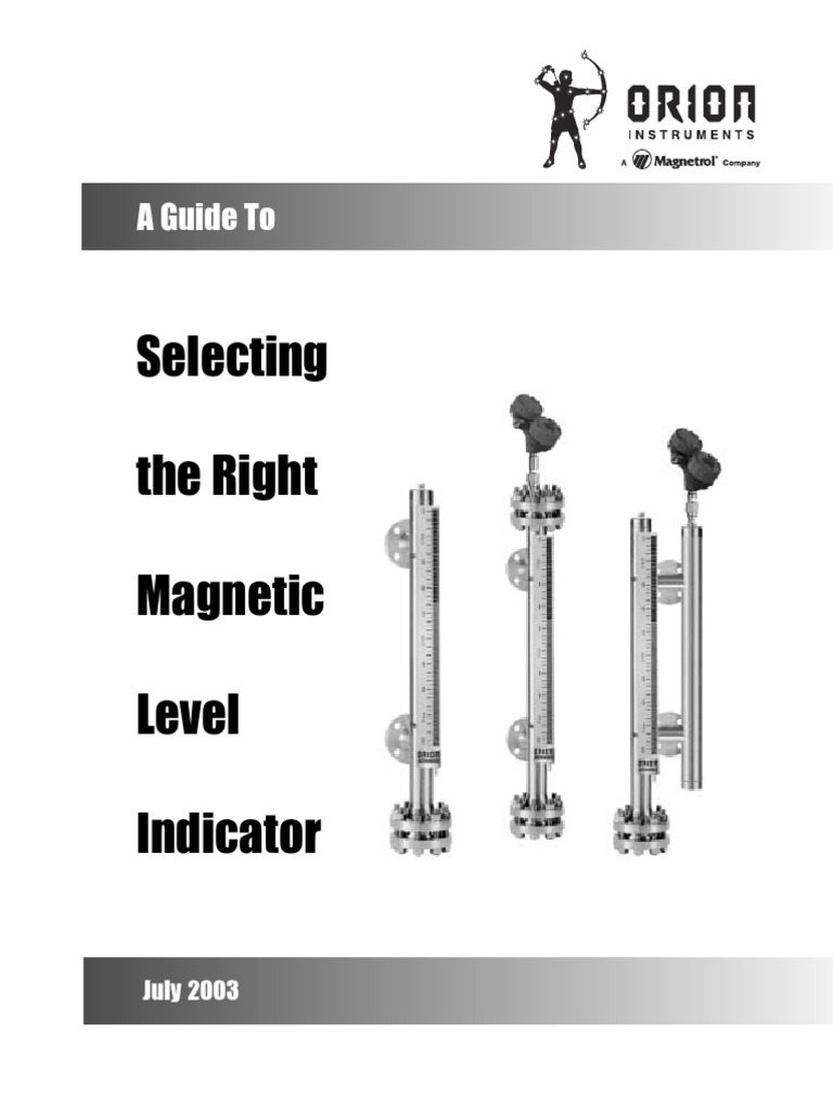 Magnetrol Level Instruments - GWR | PDF | Magnet | Buoyancy