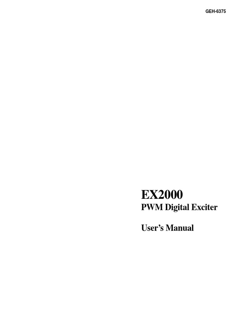 Digital Exciter | PDF | Power Supply | Direct Current