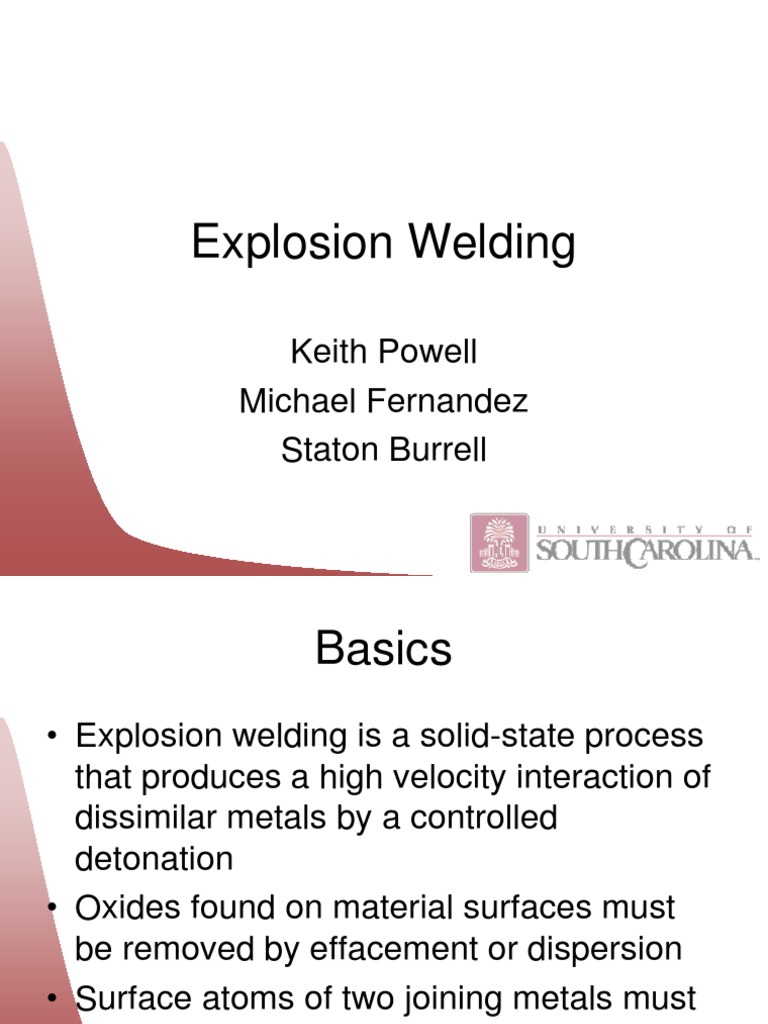 Explosion Welding | Download Free PDF | Explosive Material | Welding