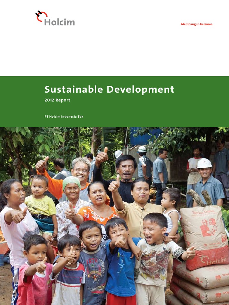 Sustainability Report Pt Holcim Pdf Download Free Pdf