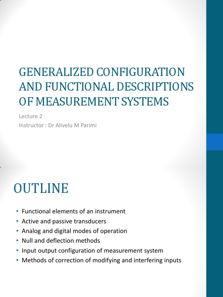 Generalized Configuration and Functional Descriptions of Measurement ...