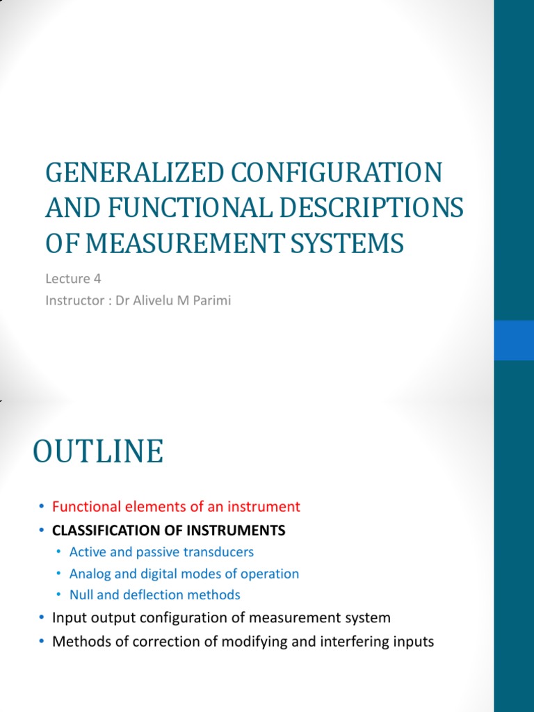 Generalized Configuration and Functional Descriptions of Measurement ...
