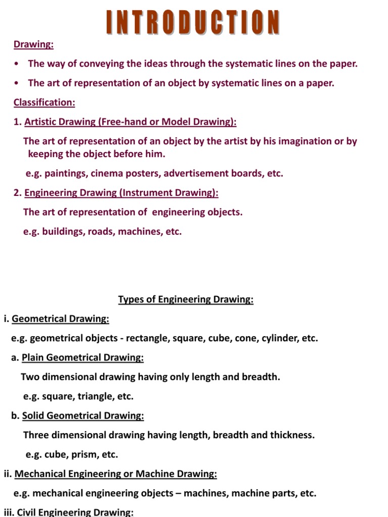 Introduction of EG | Download Free PDF | Drawing | Technical Drawing