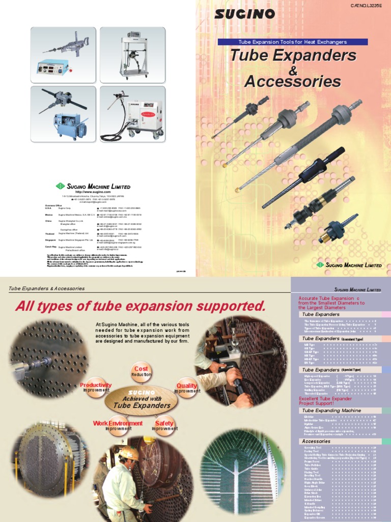 All Types of Tube Expansion | PDF | Heat Exchanger | Pipe (Fluid ...
