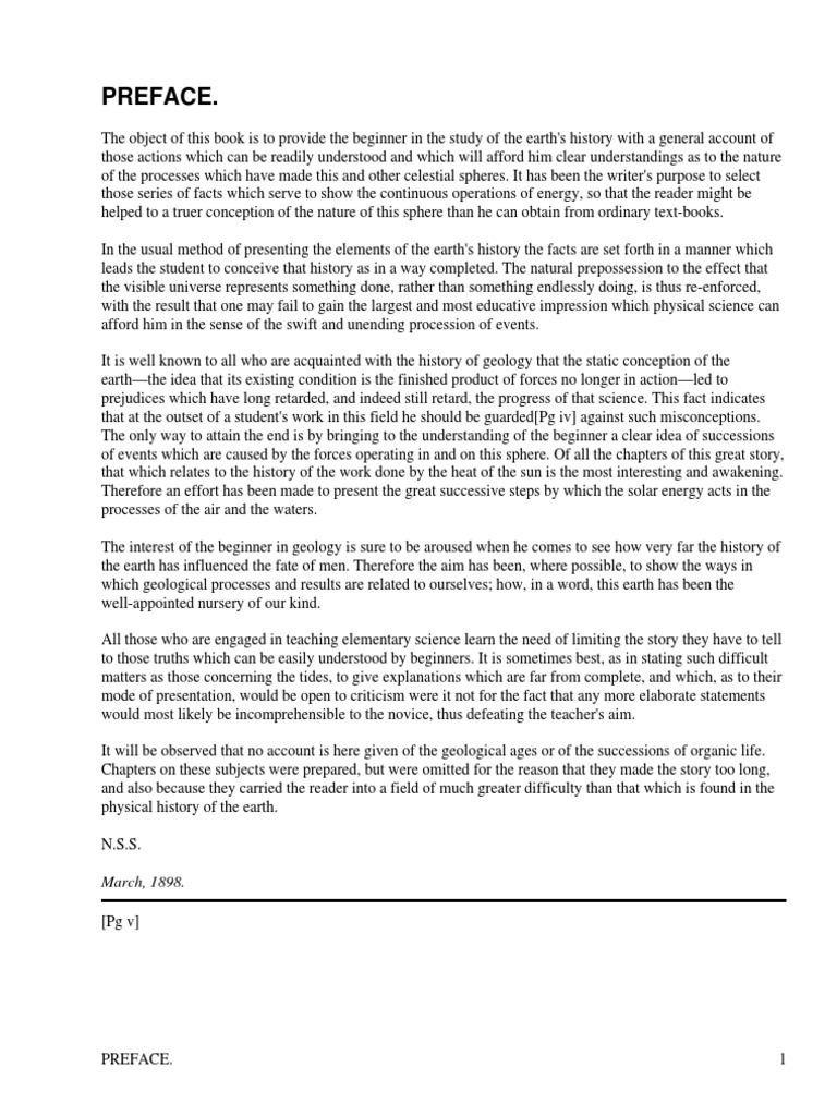 Preface.: March, 1898 | PDF | Natural Sciences | Science