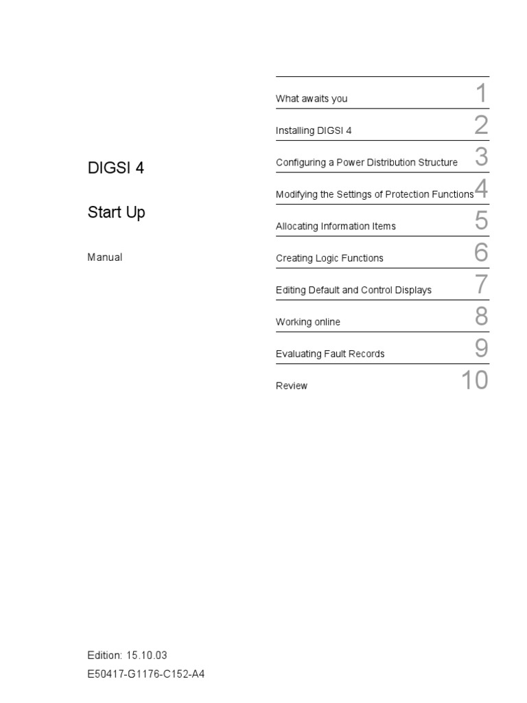 Digsi Startup A4 en | PDF | Icon (Computing) | Computer File