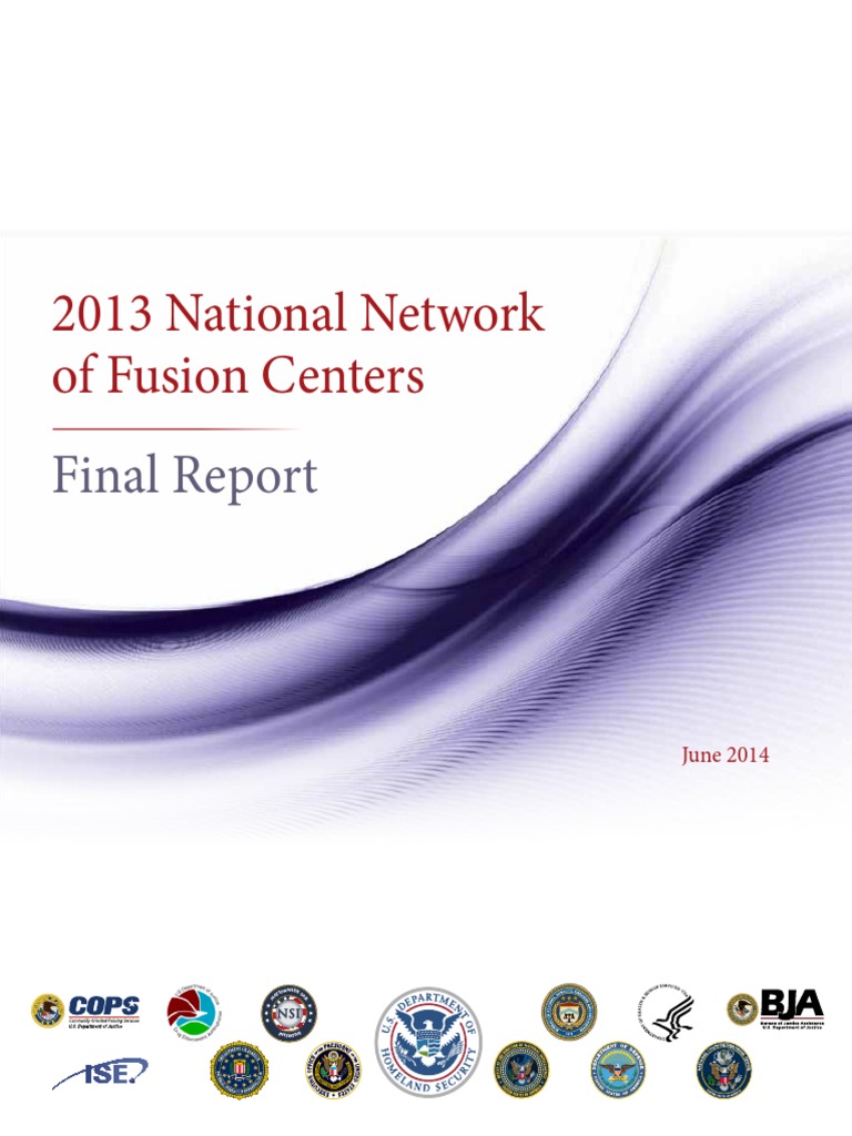 2013 National Network of Fusion Centers Final Report | PDF | United ...