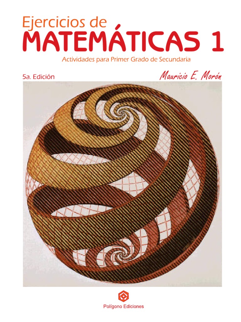 Libro Ejercicios de Matematicas 1 5 Ed Completo Con Portada | Fracción ...