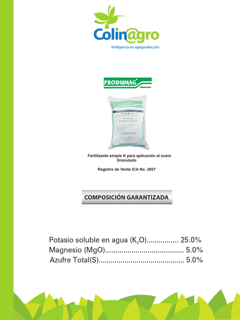 Produmag. Colinagro | PDF