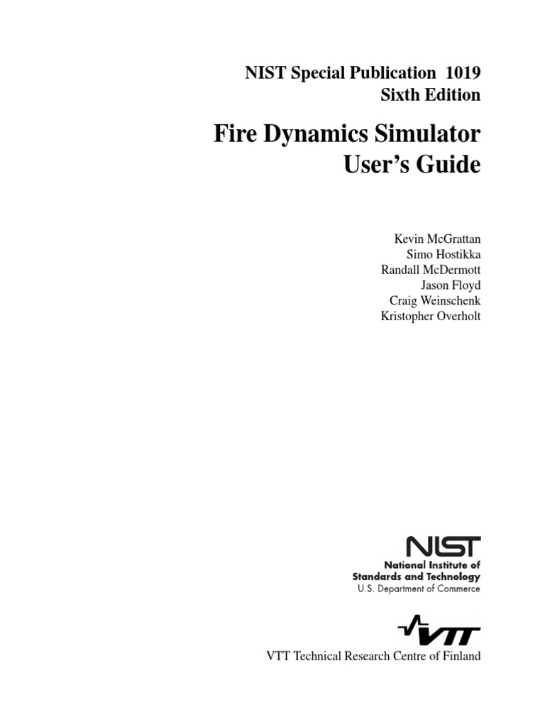 FDS User Guide | PDF | National Institute Of Standards And Technology ...