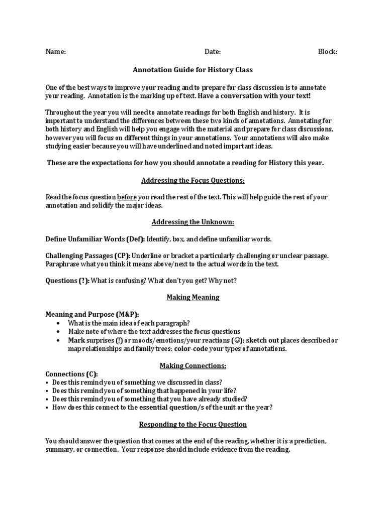 Fitz Annotation Guide | PDF