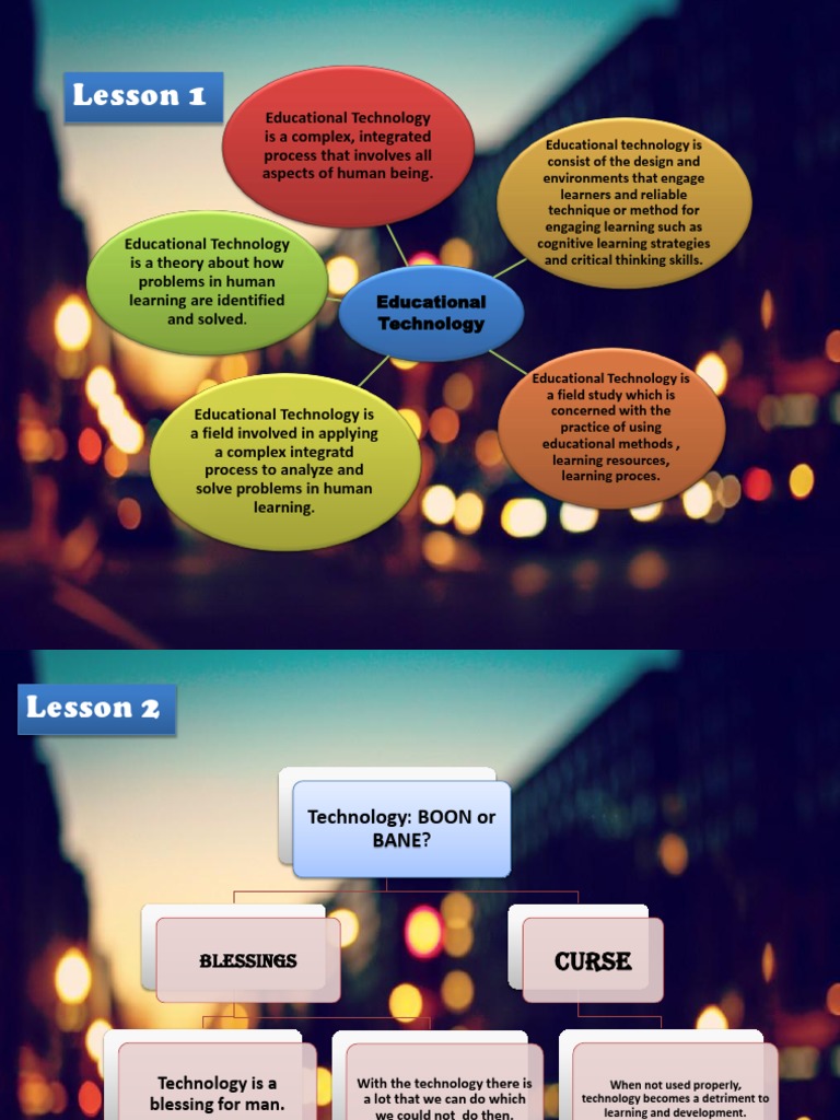 Educational Technology 1 Concept Map | PDF | Educational Technology ...