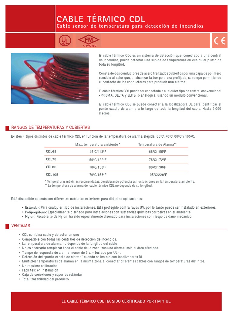 Cable Termico | PDF | Cobre | Materiales