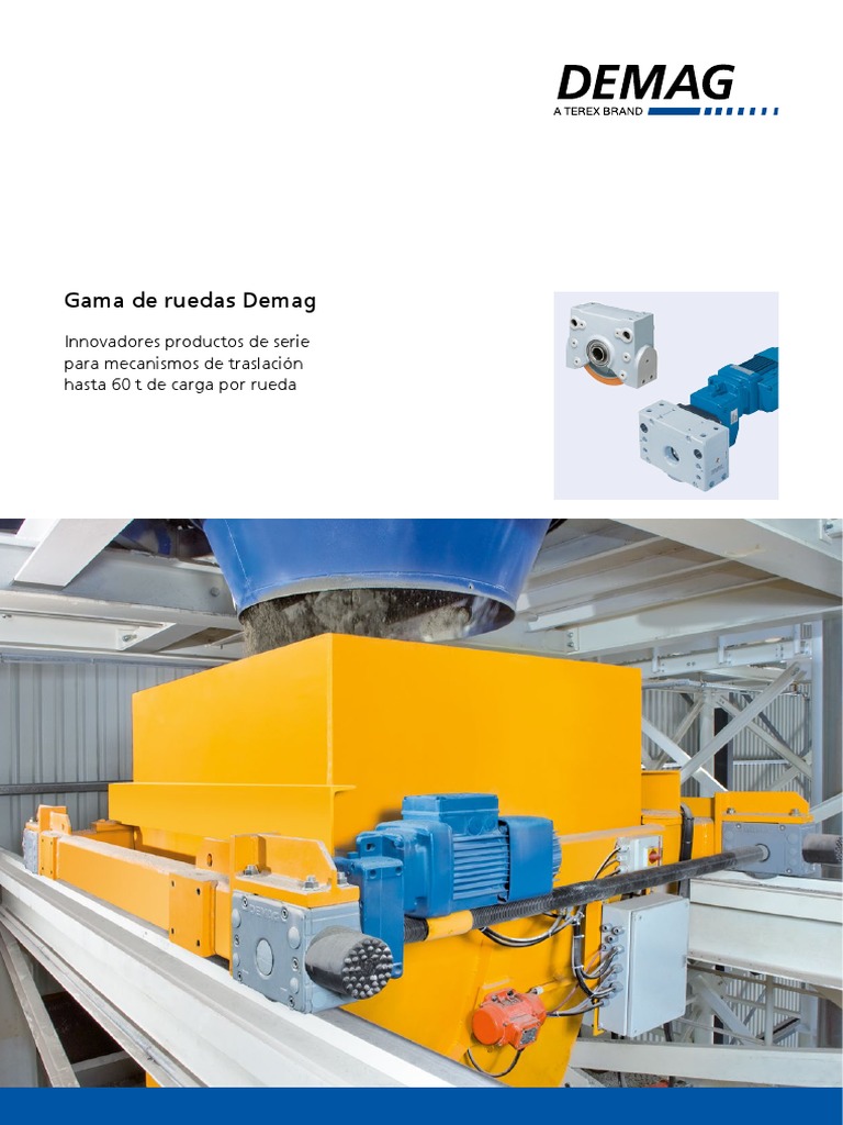Gama de Ruedas Demag: Innovadores Productos de Serie para Mecanismos de ...