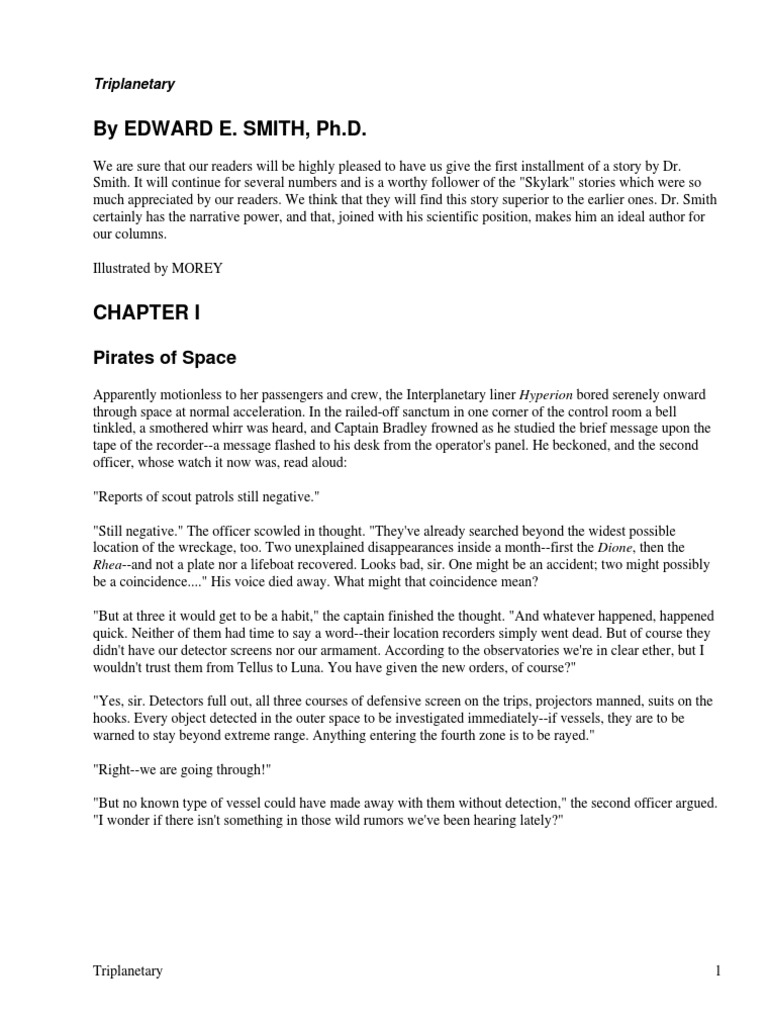 Triplanetary by Smith, E. E. (Edward Elmer), 1890-1965 | PDF