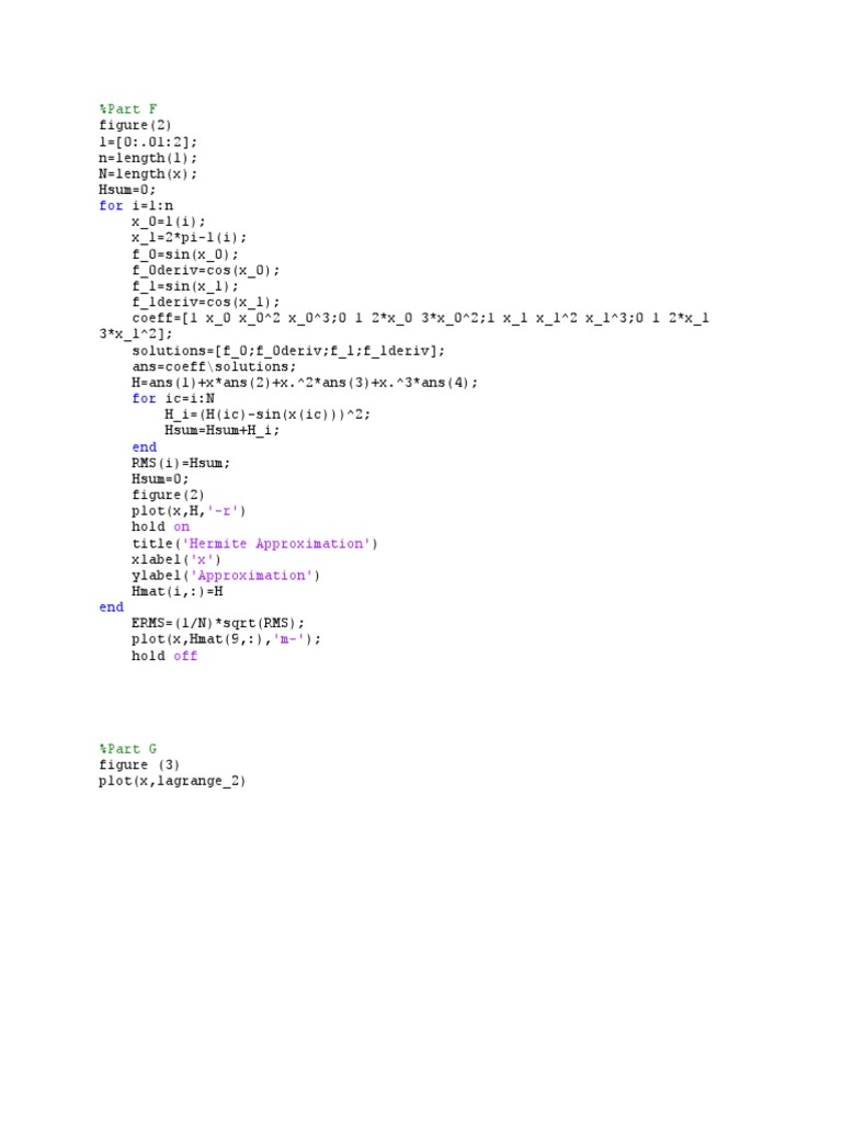 %part F: '-R' On 'Hermite Approximation' 'X' 'Approximation' | PDF