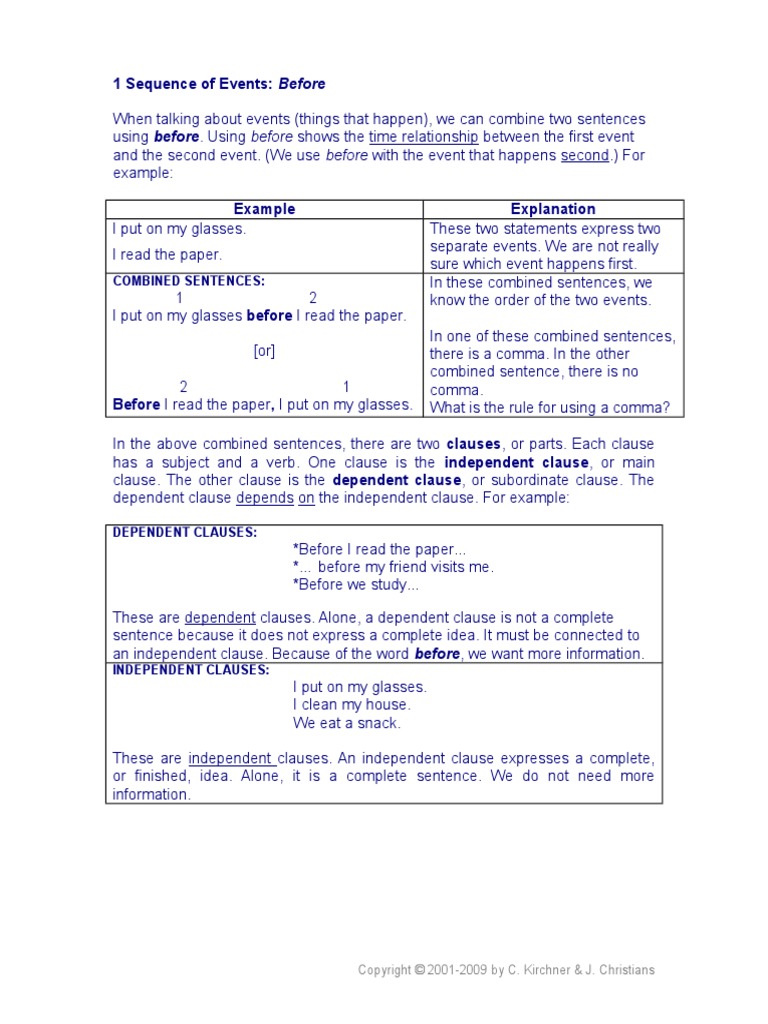 Before and After Sentence Combining | PDF | Clause | Sentence (Linguistics)