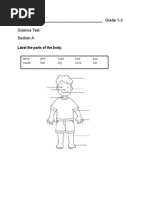 Grade 2 Human Body Science Guide | PDF | Hand | Bone