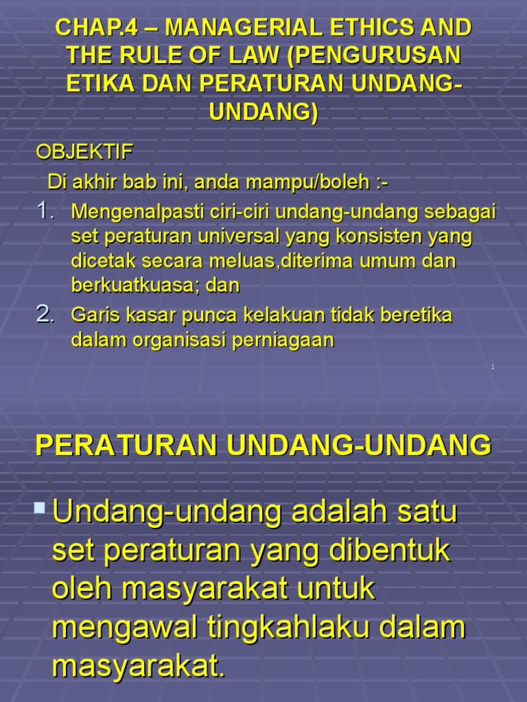 Bab 4 - Professional Ethics - Sept.09 (Baru) | PDF