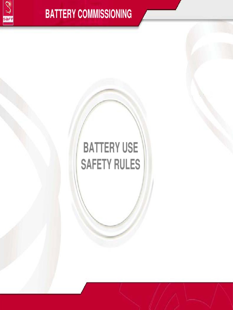 Battery Use Safety Rules | PDF