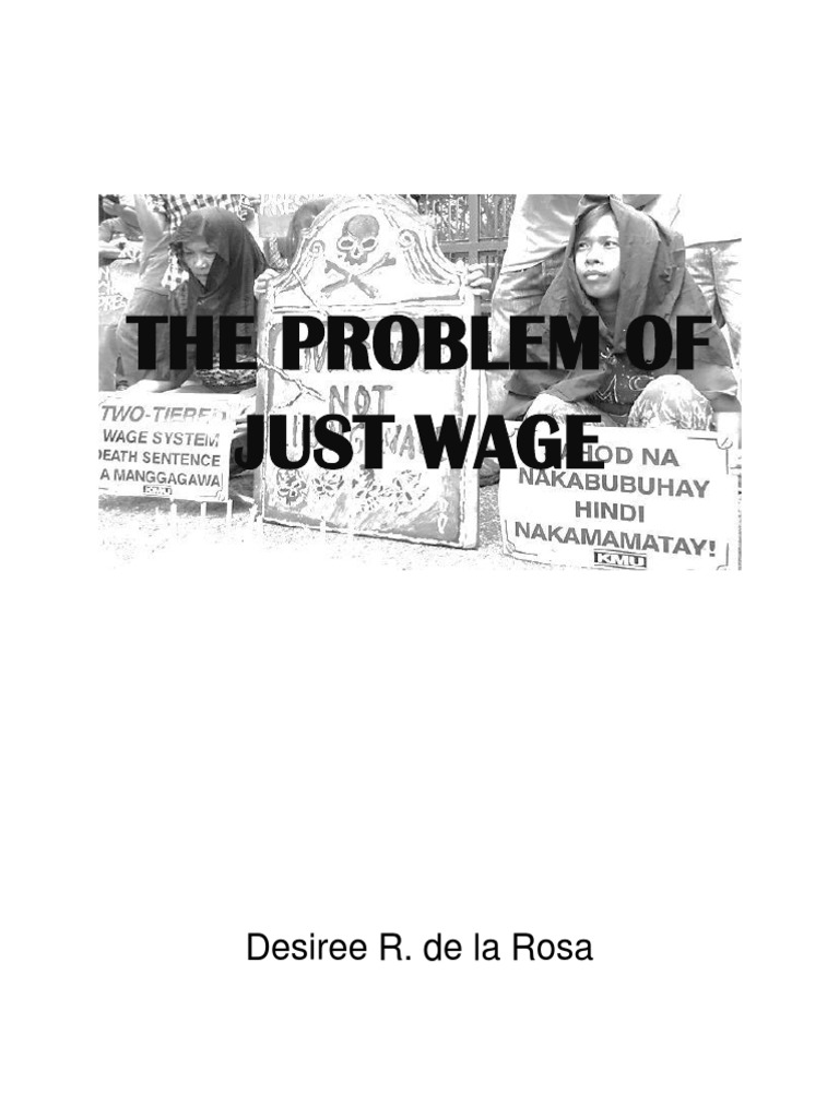 The Problem of Just Wage | PDF | Wage | Employment