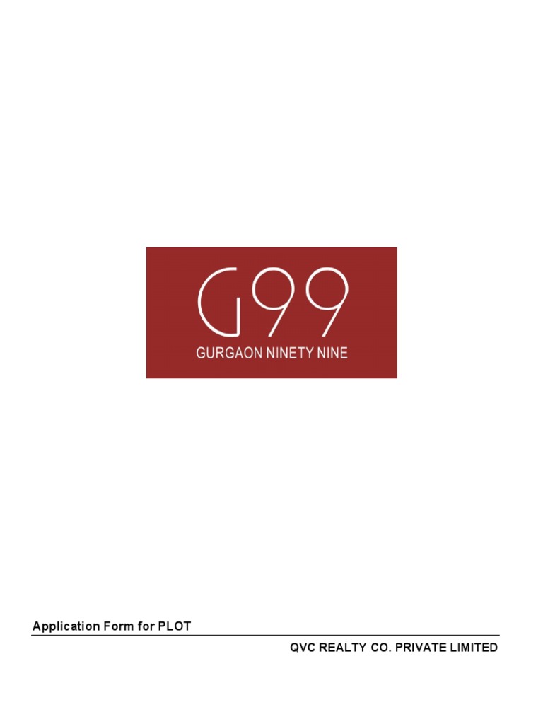 G99 - Application Form | PDF | Assignment (Law) | Contractual Term
