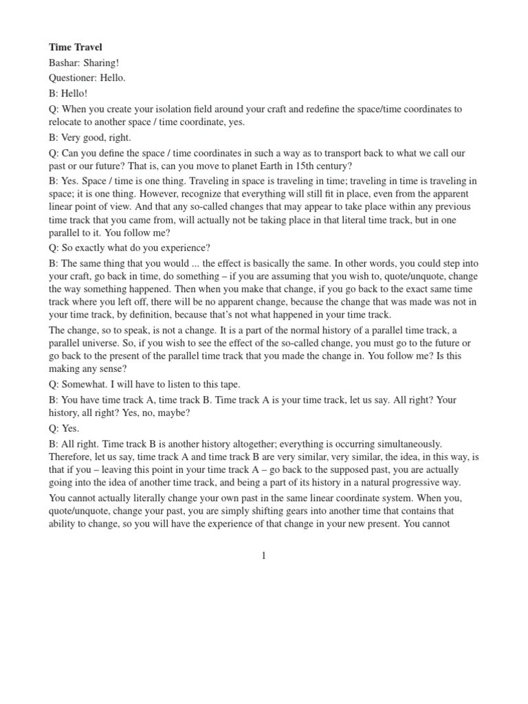 Time Travel | PDF | Time Travel | Time
