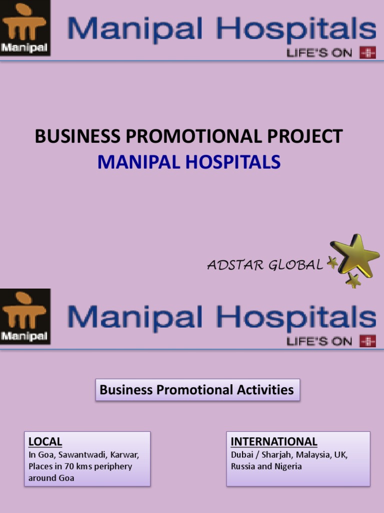 Manipal Hospitals Promotional Strategy | PDF | Industries | Service ...