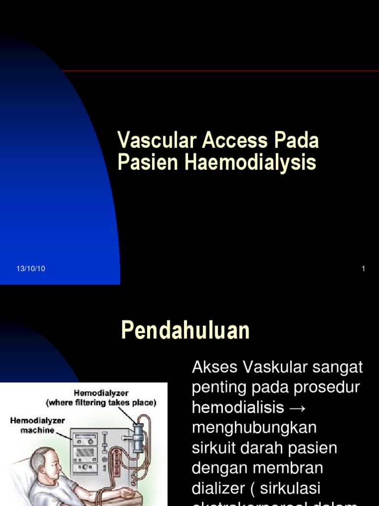 Akses Vaskular Pasien HD | PDF
