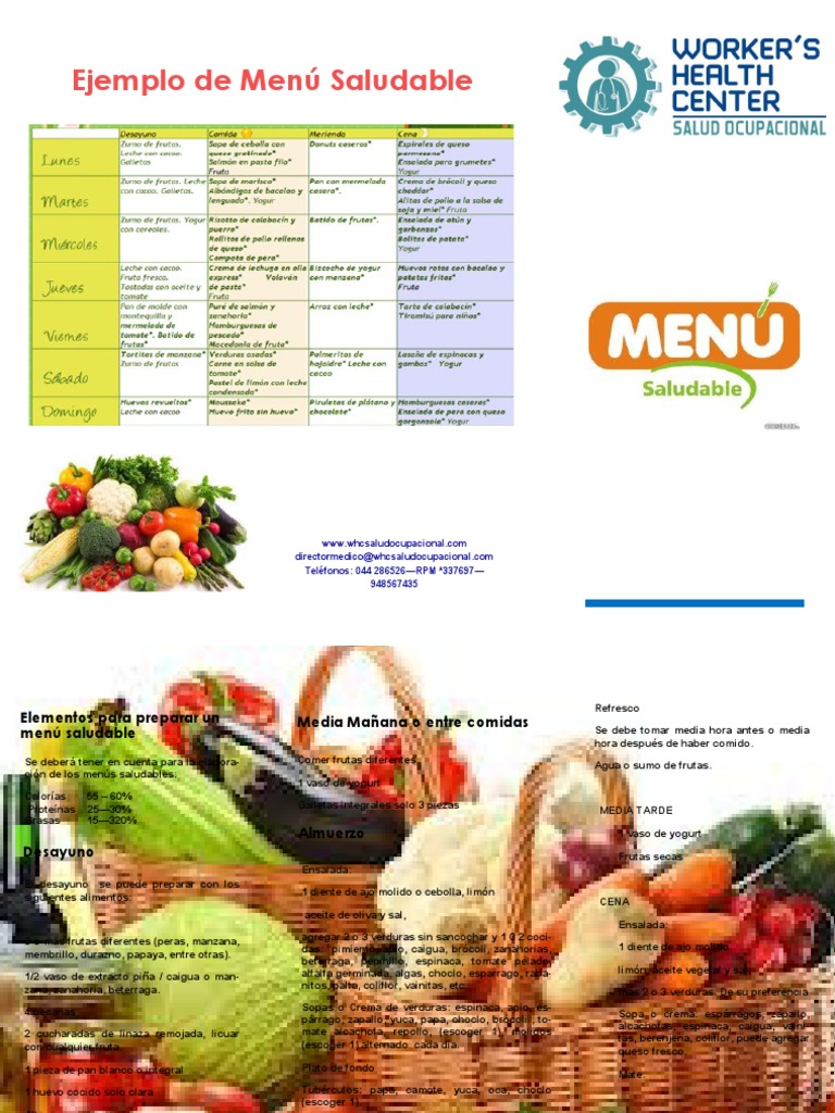 Menus Saludable | PDF