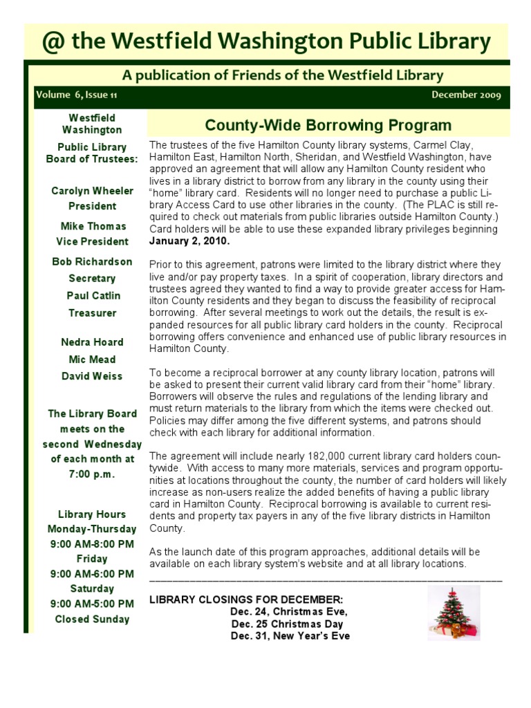 @ The Westfield Washington Public Library | PDF | Public Library ...