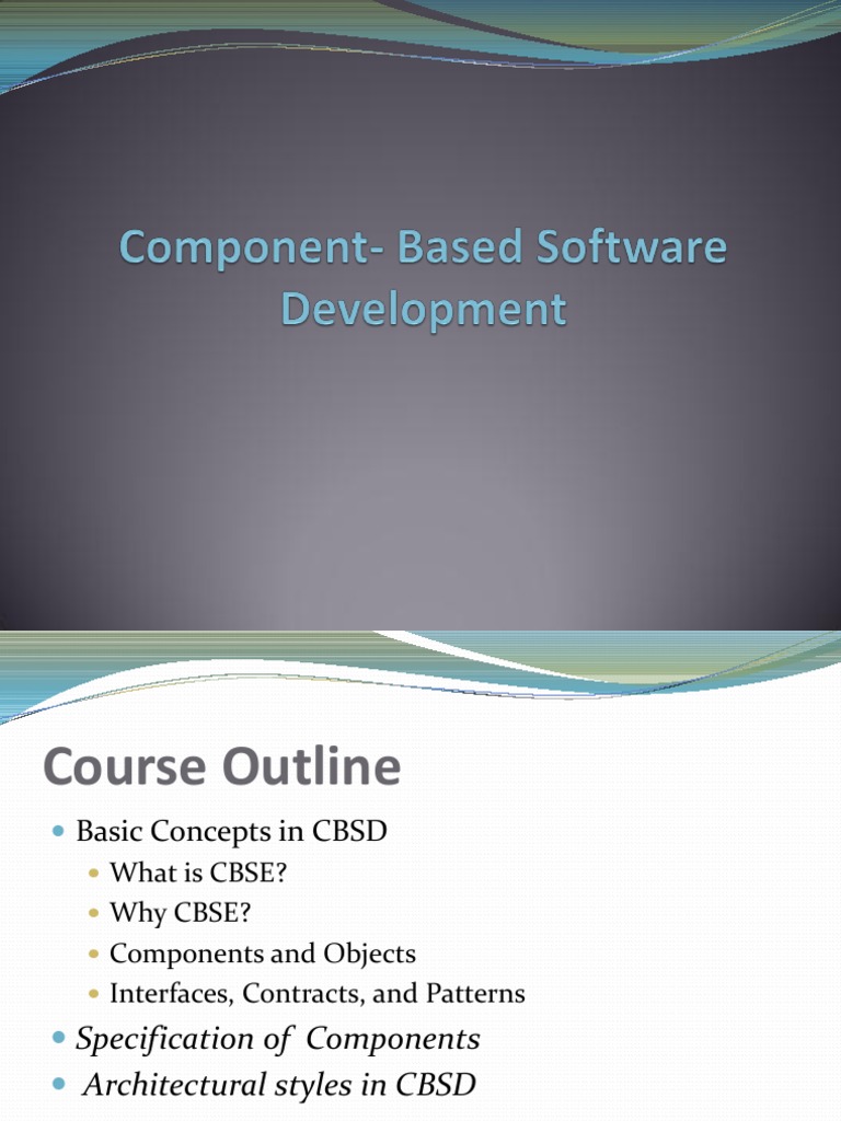 An Introduction to Component-Oriented Programming Concepts and Principles | PDF | Component ...