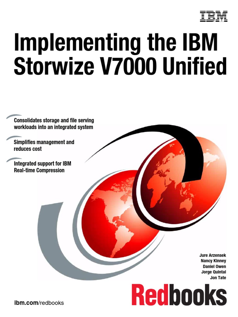 Implementing Ibm Storewise V7000 Unified Pdf Digital Technology