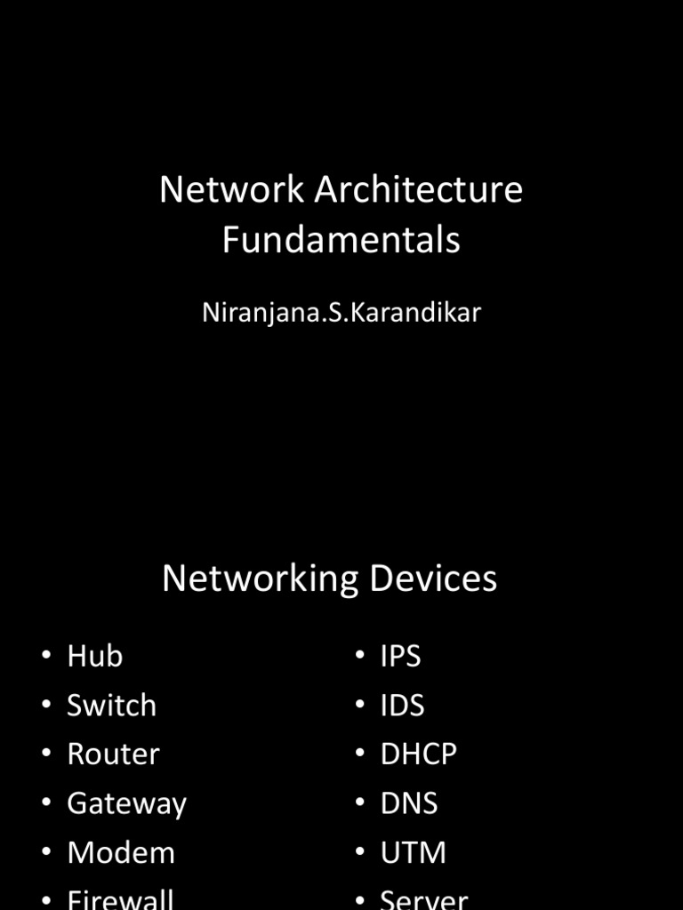 Network Architecture | PDF | Ip Address | Computer Network