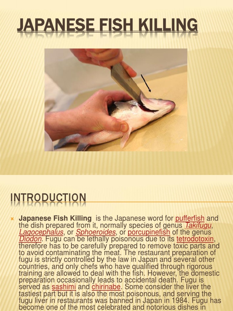 Japanese Fish Killing | PDF | Fish | Foods