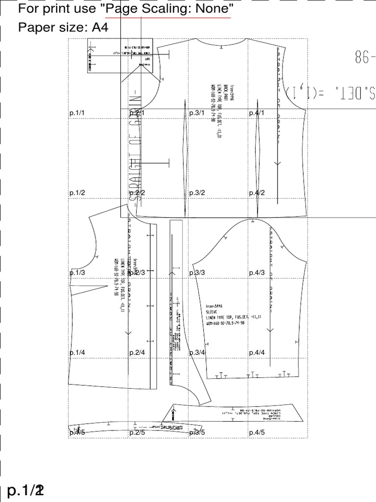 A4 Print Settings and Measurements | PDF