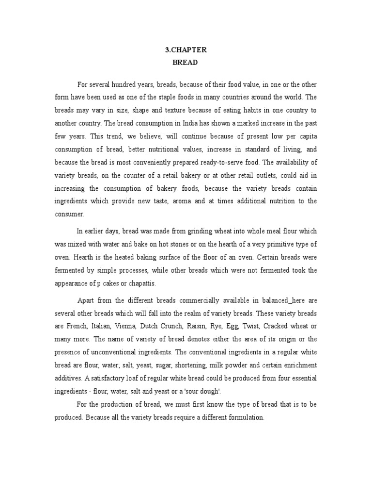 Bread-Types of Bread & Uses | PDF | Breads | Dough