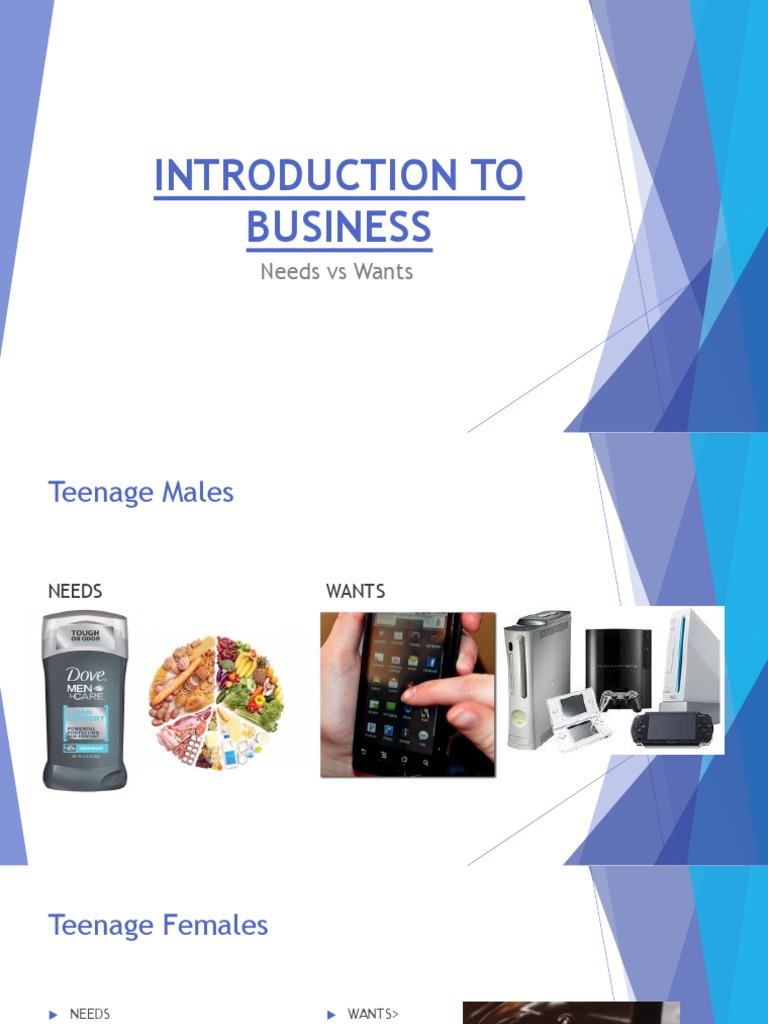 Understanding Needs vs Wants by Age Group | PDF | Career & Growth