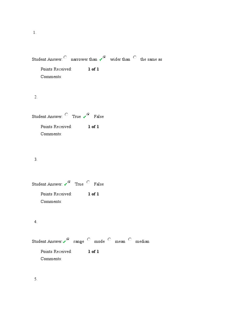 BUS 308 Week 1 Quiz | PDF