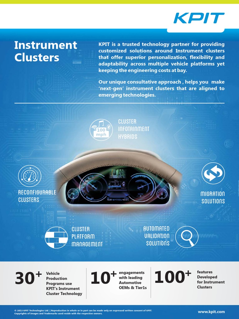 Instrument Cluster | PDF | Car | Verification And Validation