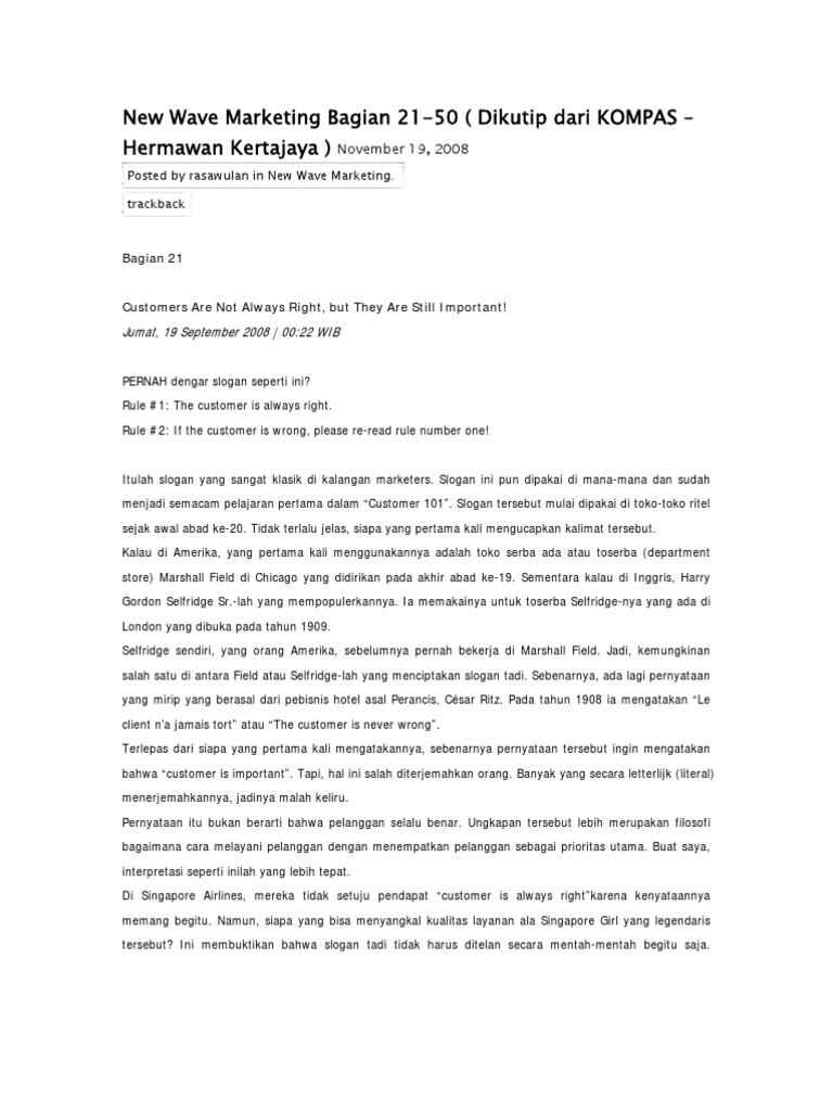 New Wave Marketing 21-50 | PDF