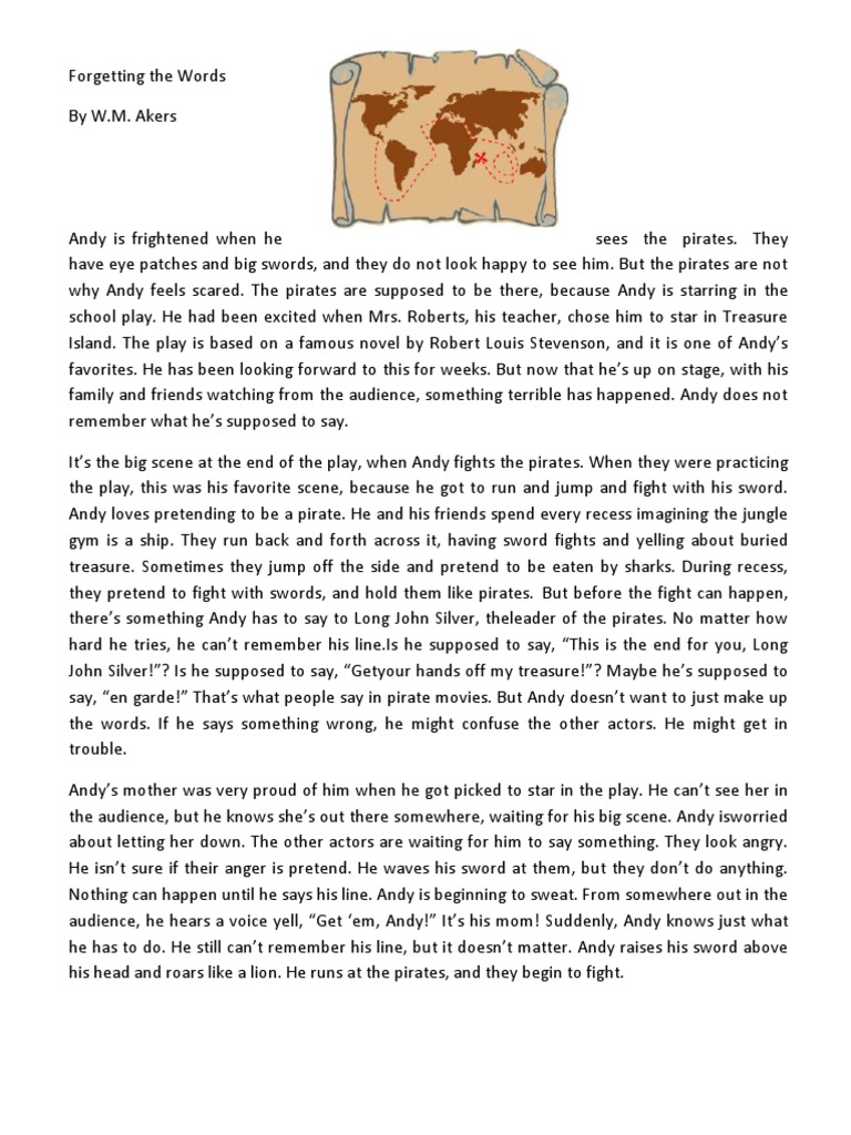 Forgetting The Words Abbreviated | PDF | Treasure | Leisure