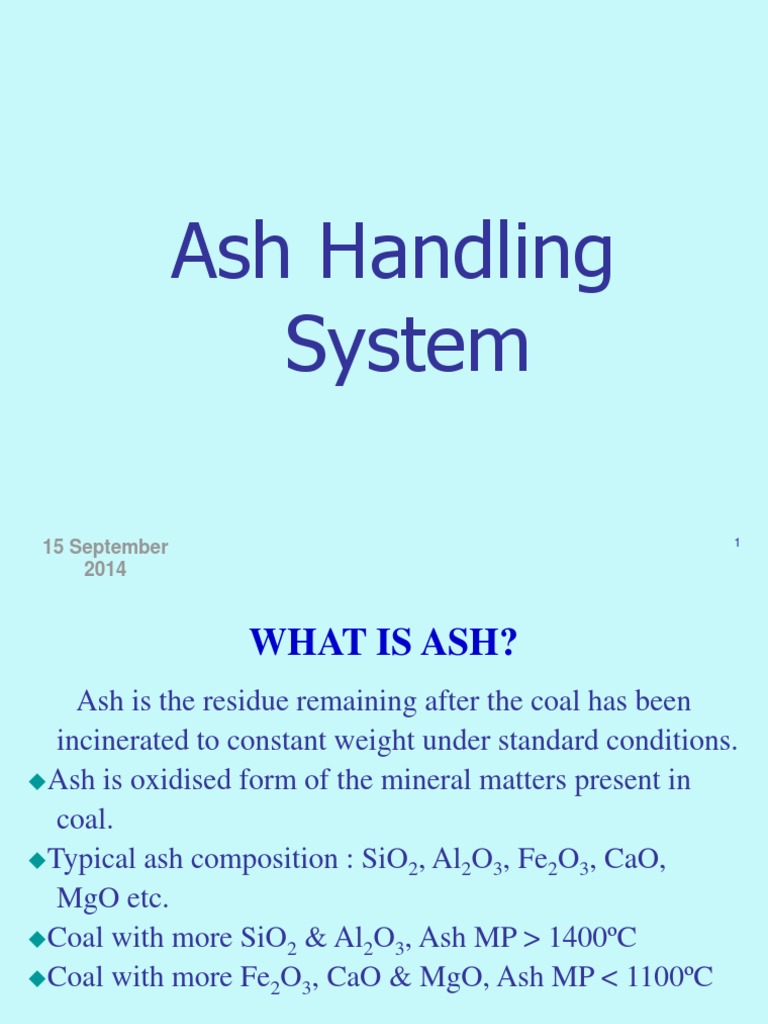 Ash Handling System For EET-r3 | PDF | Pump | Cement