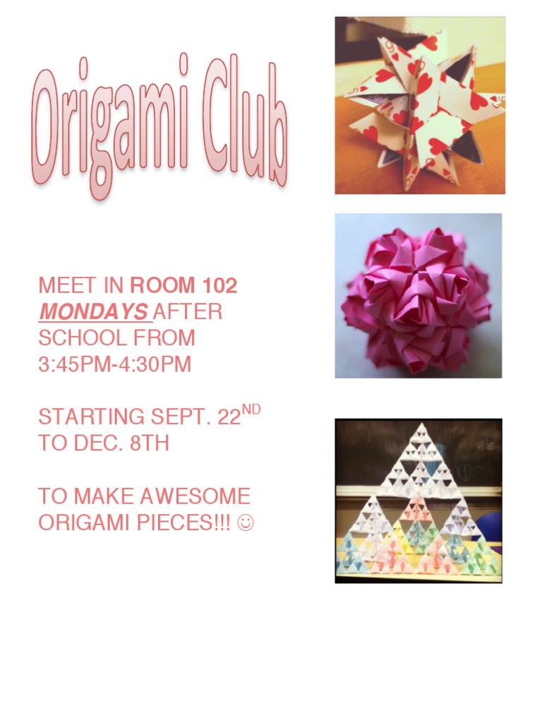 Origamiclubflyer | PDF