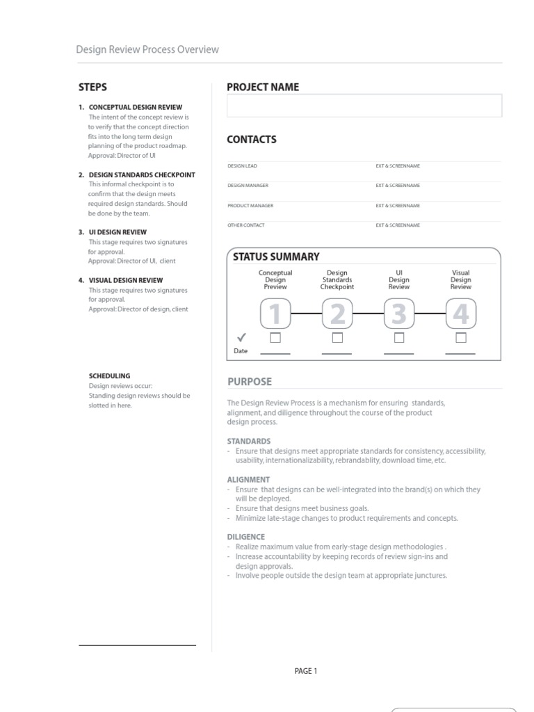 Concept Design Review Process Overview | PDF | User Interface Design ...