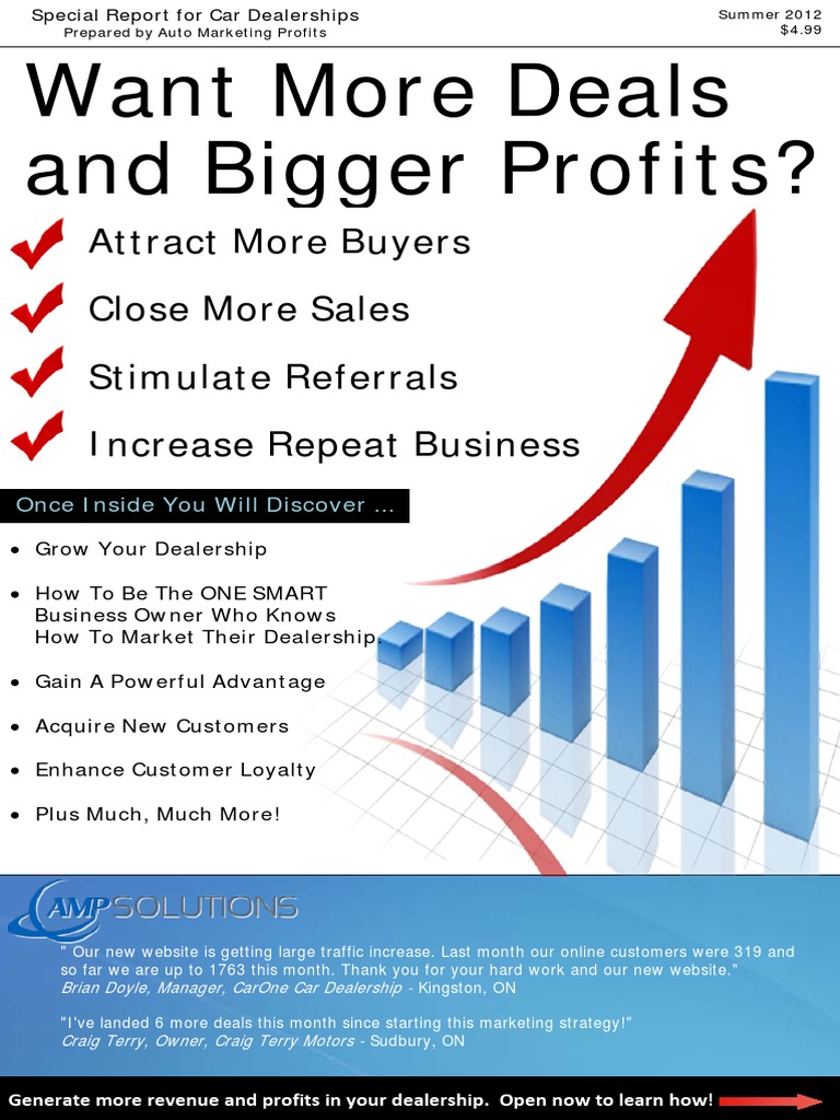 Car Dealership Marketing & Advertising | PDF | Sales | Direct Marketing