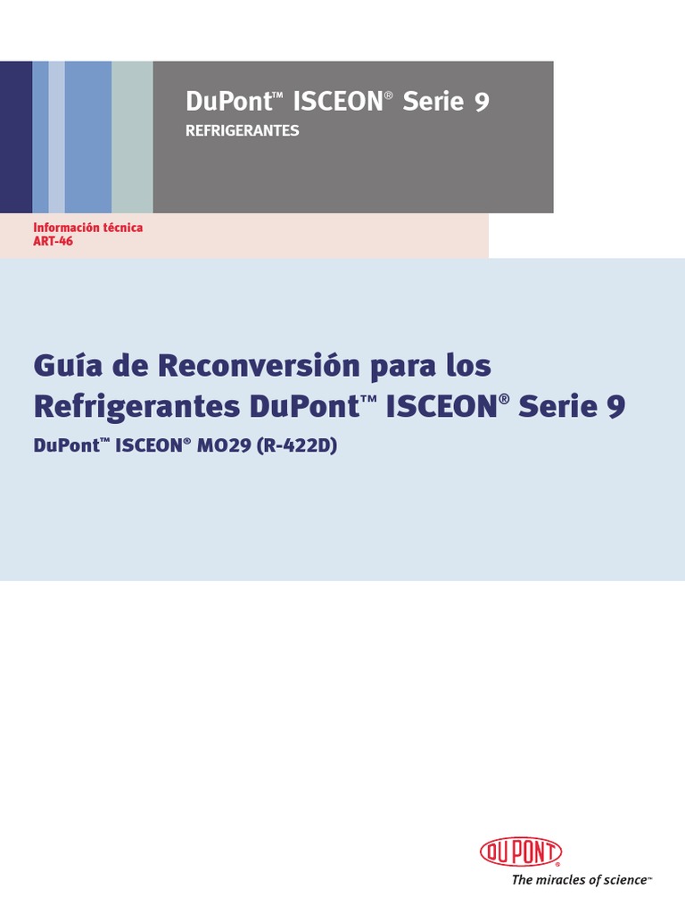 Guia de Reconversion ISCEON MO29 (HOJA II) | PDF | Lubricante | Presión
