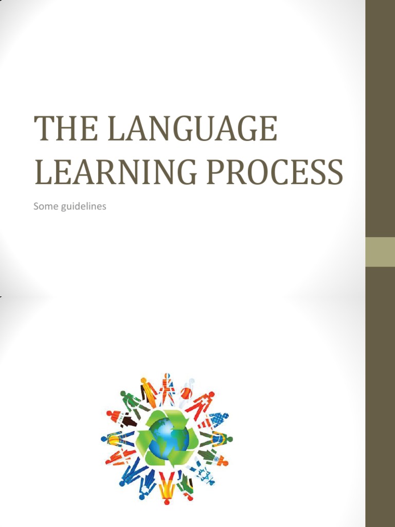 The Language Learning Process | PDF | Learning | Teachers